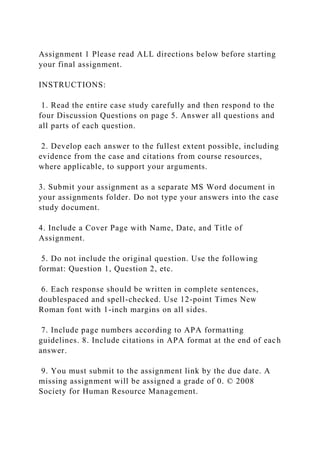 Assignment 1 Please read ALL directions below before starting your f.docx