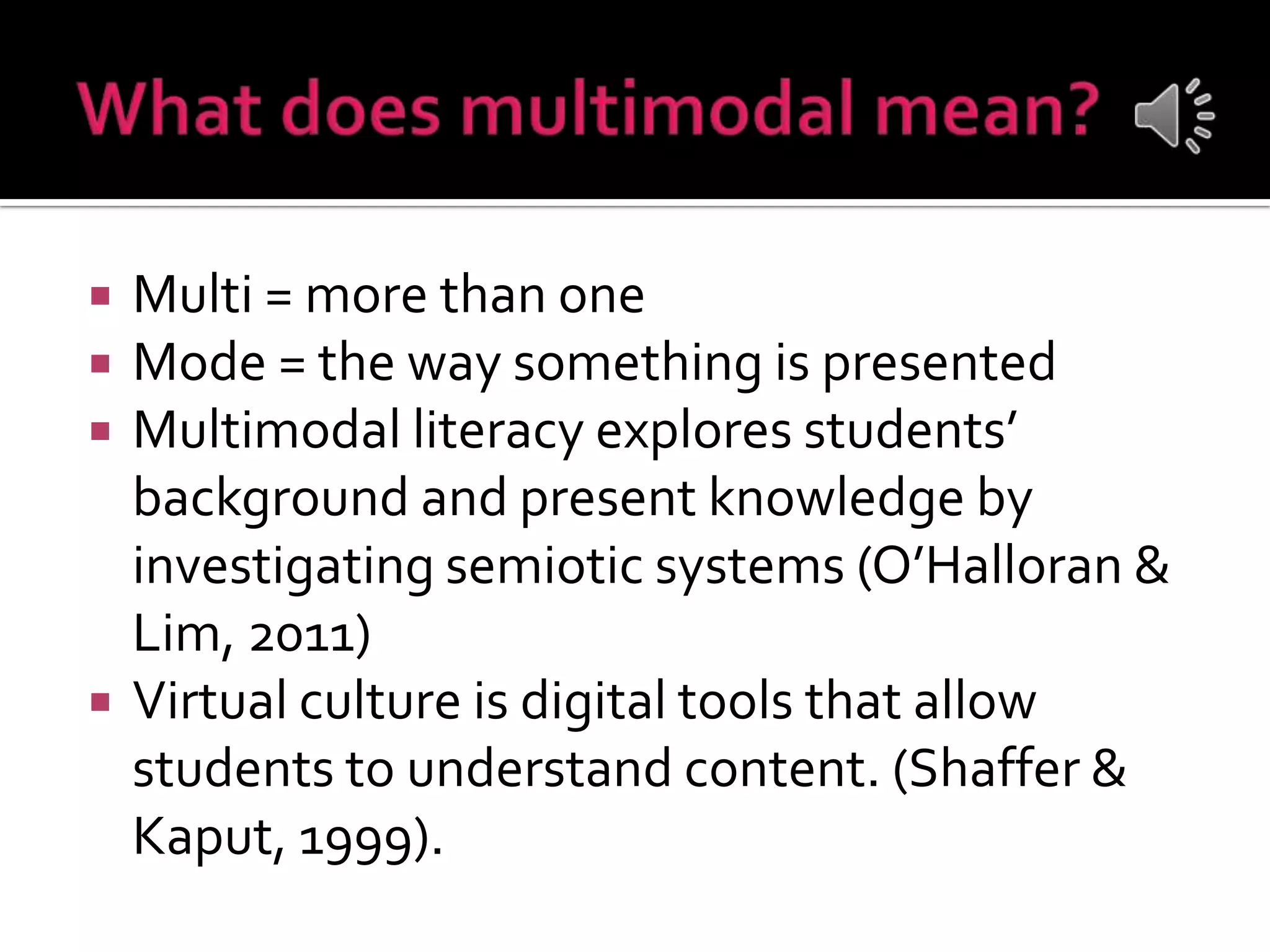 ELN302 Multimodal Assessment | PPTX
