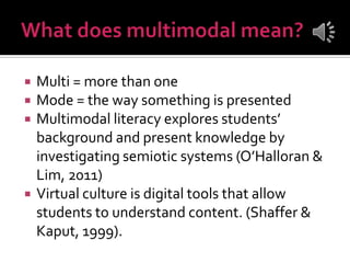 ELN302 Multimodal Assessment | PPTX
