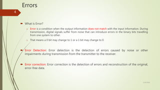Hamming code system | PPTX