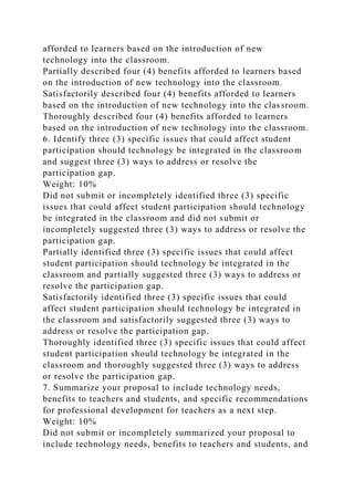 Assignment 1 Project Proposal Due Week 4 and worth 200 points.docx