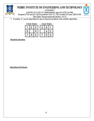AI3391 ARTIFICIAL INTELLIGENCE Assignment 1 questions.pdf