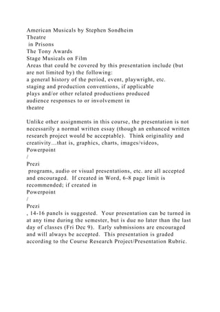 Assignment 1Similar to film and music reviews which analyze and cr.docx