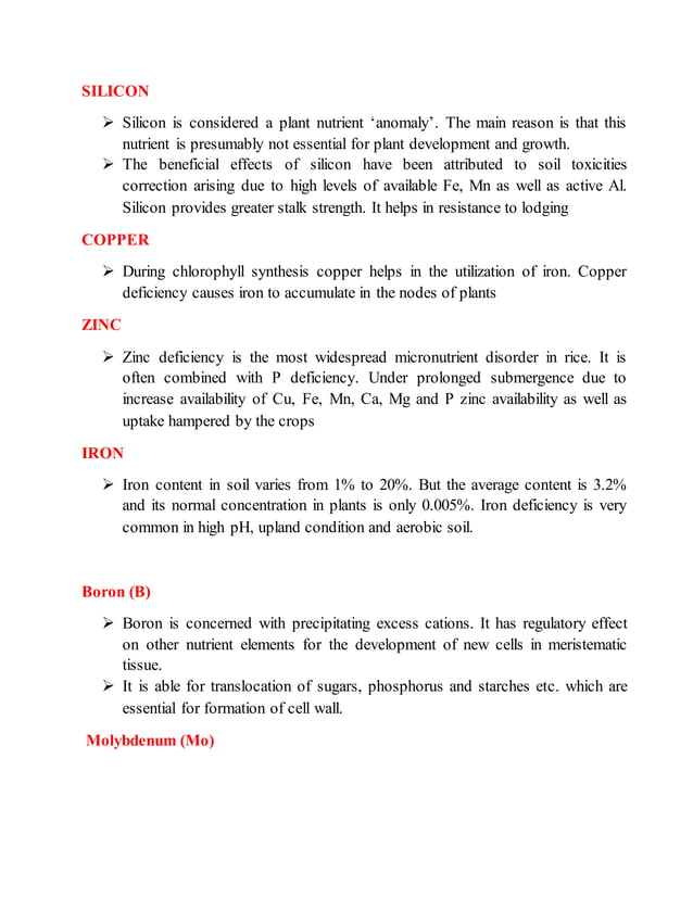 Plant need based nutrient management and fertilizer recommendation | DOCX | Agriculture | Industries