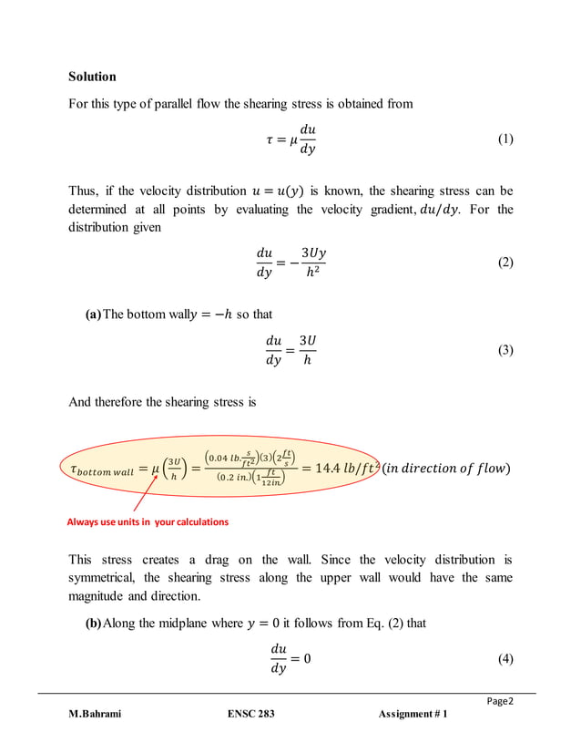 Assignment1 solution | DOCX | Physics | Science