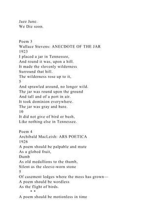 Assignment 1 Symbolism and Metaphor in PoetryComplete and post .docx