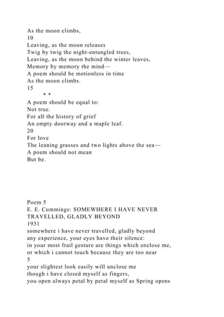 Assignment 1 Symbolism and Metaphor in PoetryComplete and post .docx