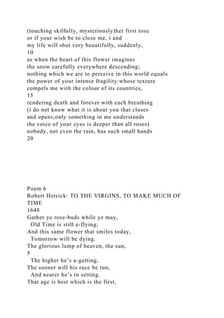 Assignment 1 Symbolism and Metaphor in PoetryComplete and post .docx