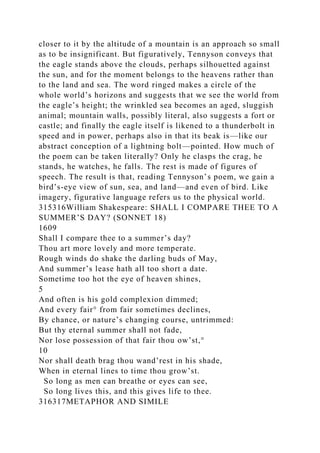 Assignment 1 Symbolism and Metaphor in PoetryComplete and post .docx