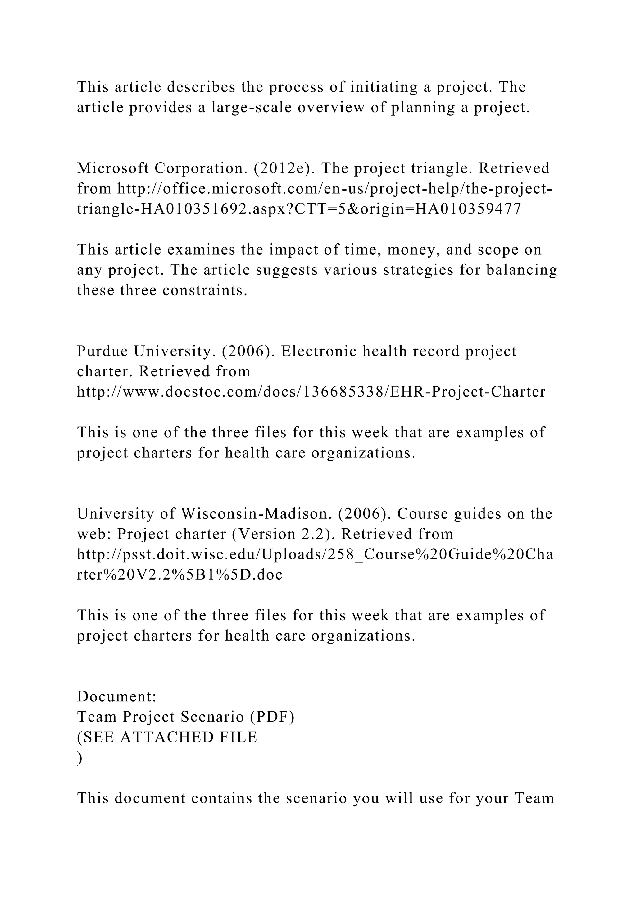 Assignment 1 Team Project Part 1 Project Charter and Team Plan f.docx