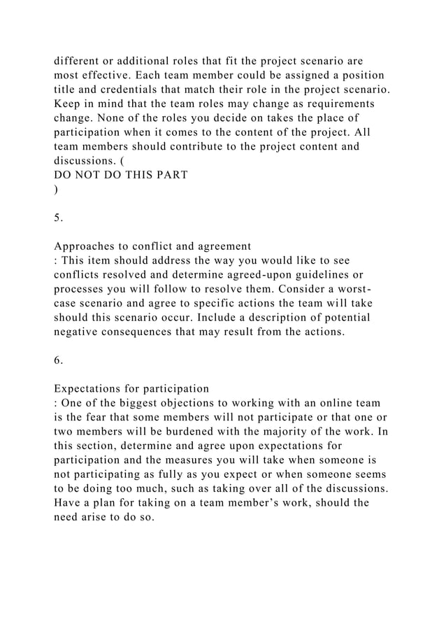 Assignment 1 Team Project Part 1 Project Charter and Team Plan f.docx