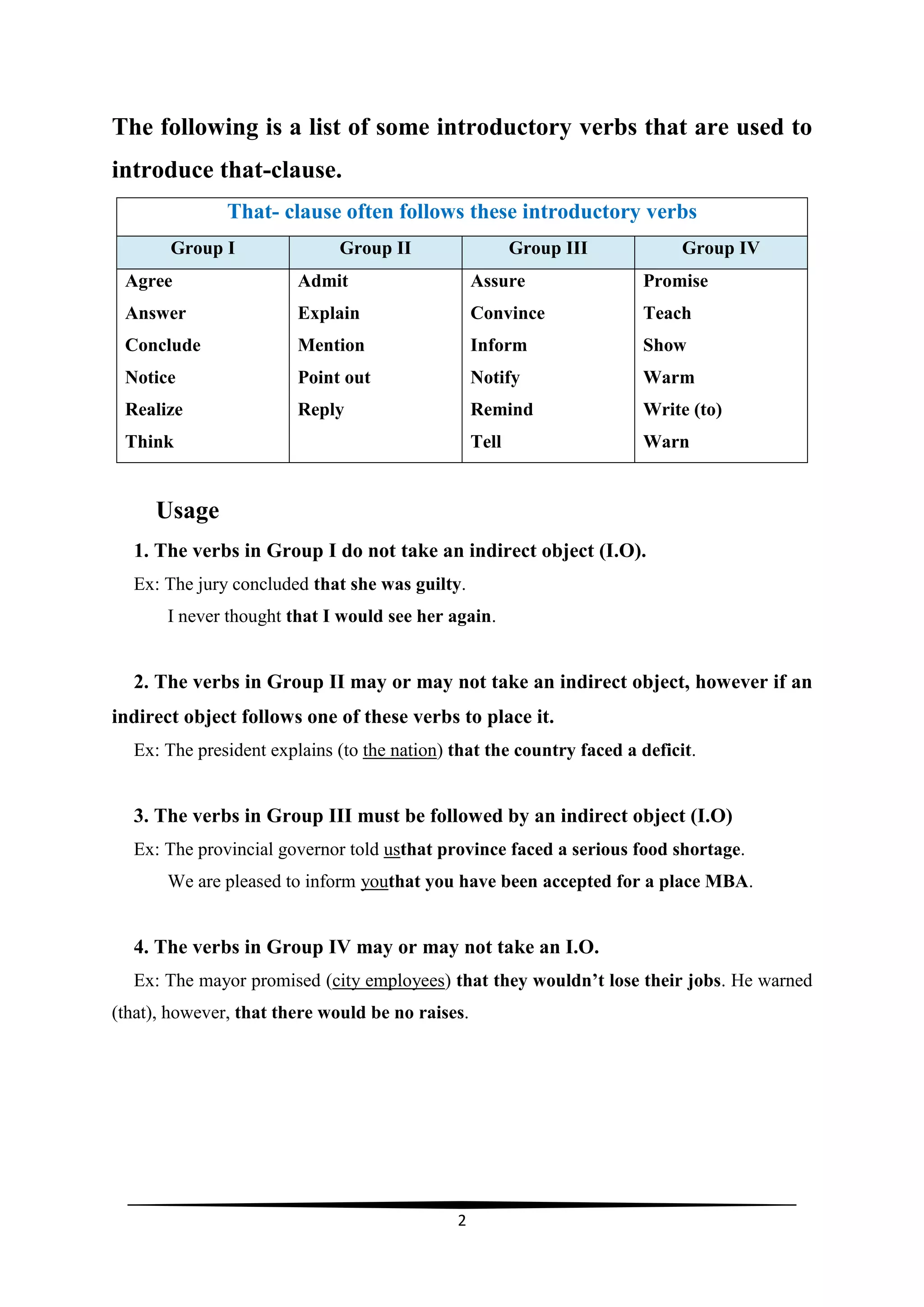 Noun Clause | PDF