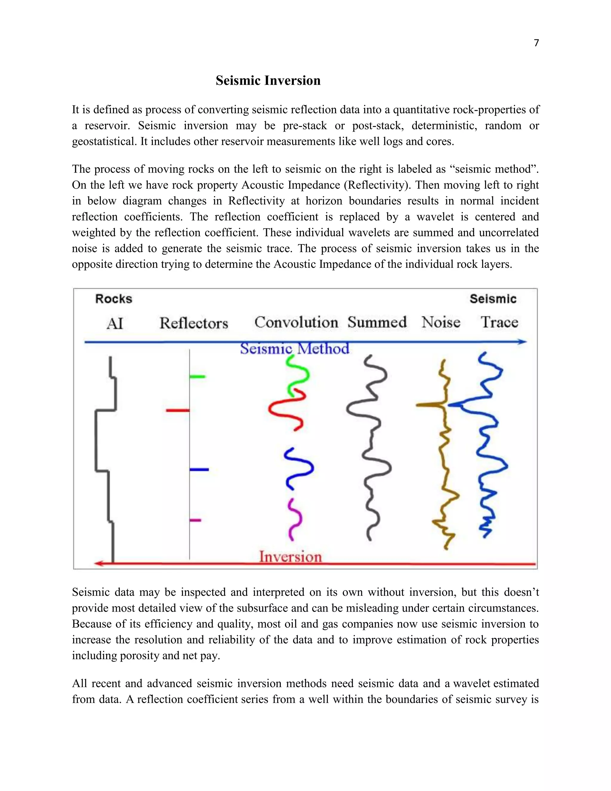 Quantitative and Qualitative Seismic Interpretation of Seismic Data | DOCX