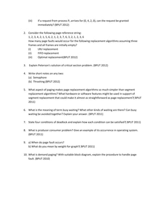 OS ASSIGNMENT 2 | PDF