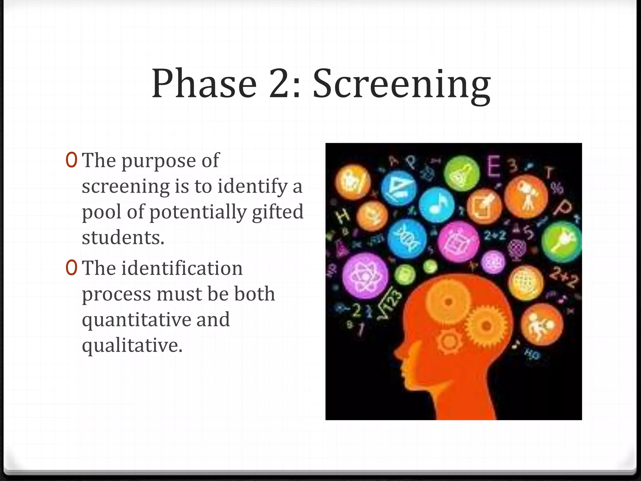 Identifying Gifted Learners | PPTX