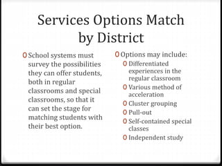 Identifying Gifted Learners | PPTX