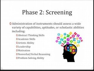 Identifying Gifted Learners | PPTX