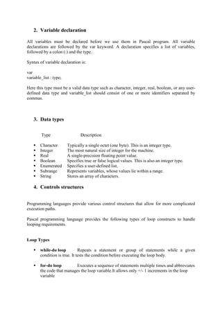Evaluation and analysis of ALGOL, PASCAL and ADA | PDF
