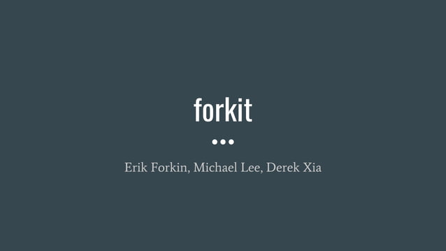 forkit Persona Presentation | PPT