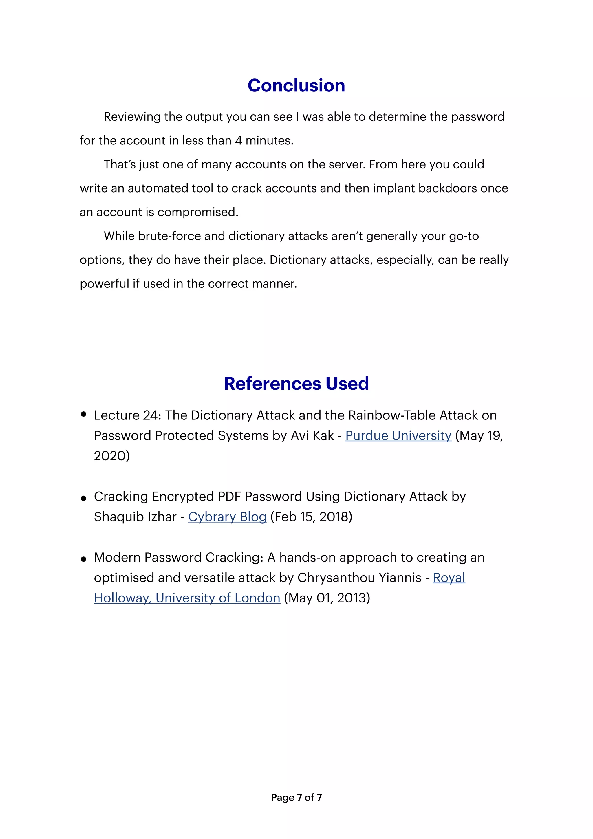 Password Cracking using dictionary attacks | PDF | Information and Network Security | Computing