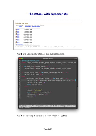Password Cracking using dictionary attacks | PDF | Information and Network Security | Computing