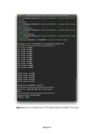 Password Cracking using dictionary attacks | PDF