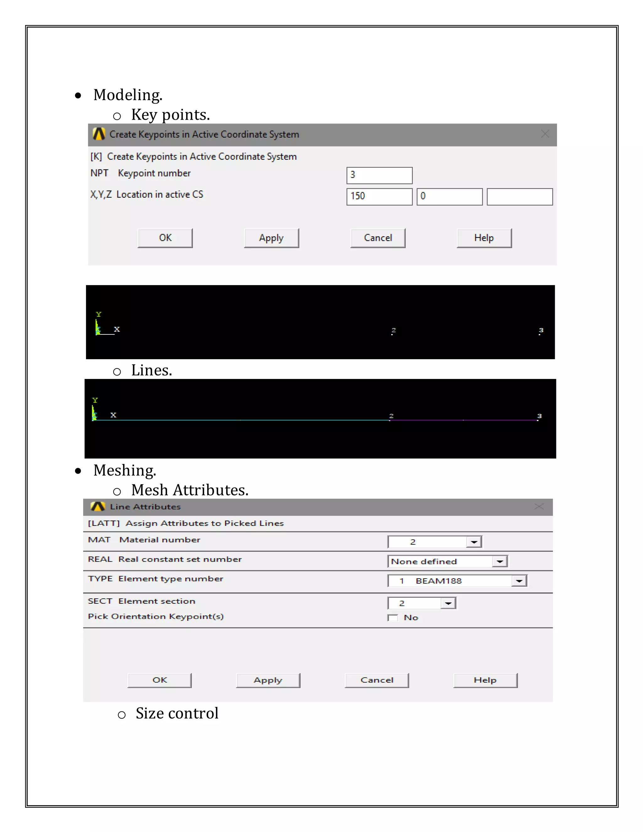 How to use Ansys work bench? Example solved | DOCX | Physics | Science