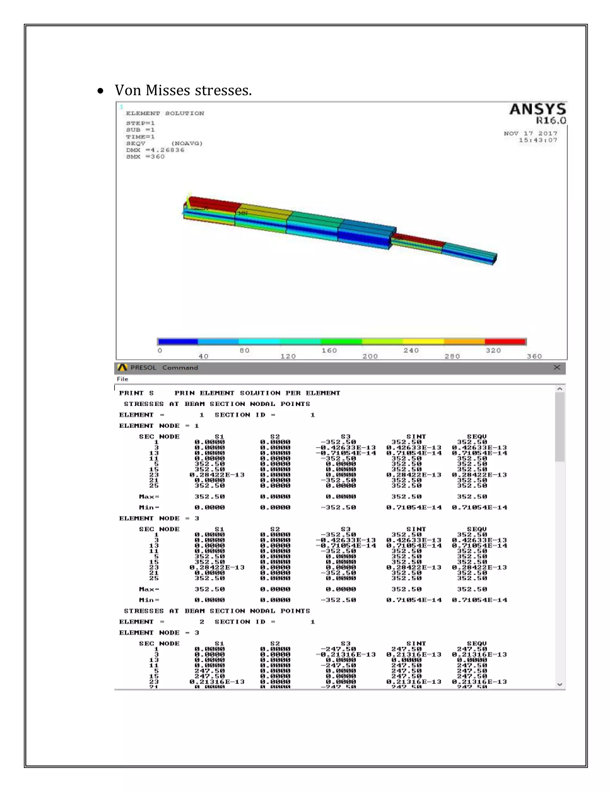 How to use Ansys work bench? Example solved | DOCX | Physics | Science