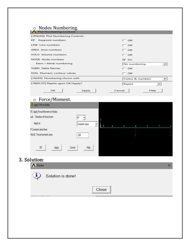 How to use Ansys work bench? Example solved | DOCX | Physics | Science