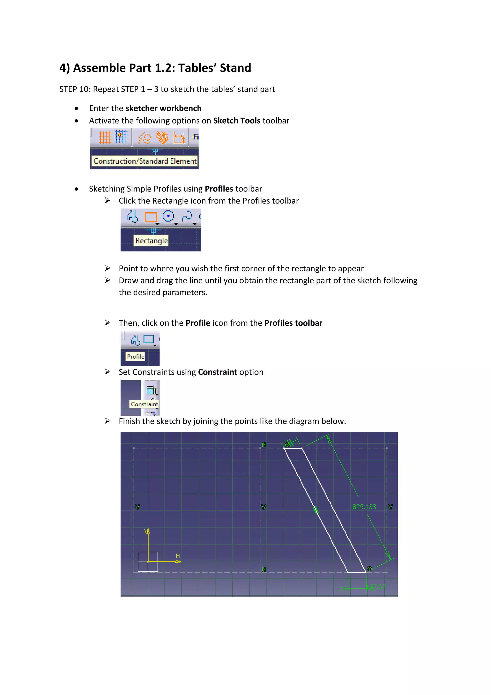 CAD/CAM - Wood picnic table (CATIA) | PDF