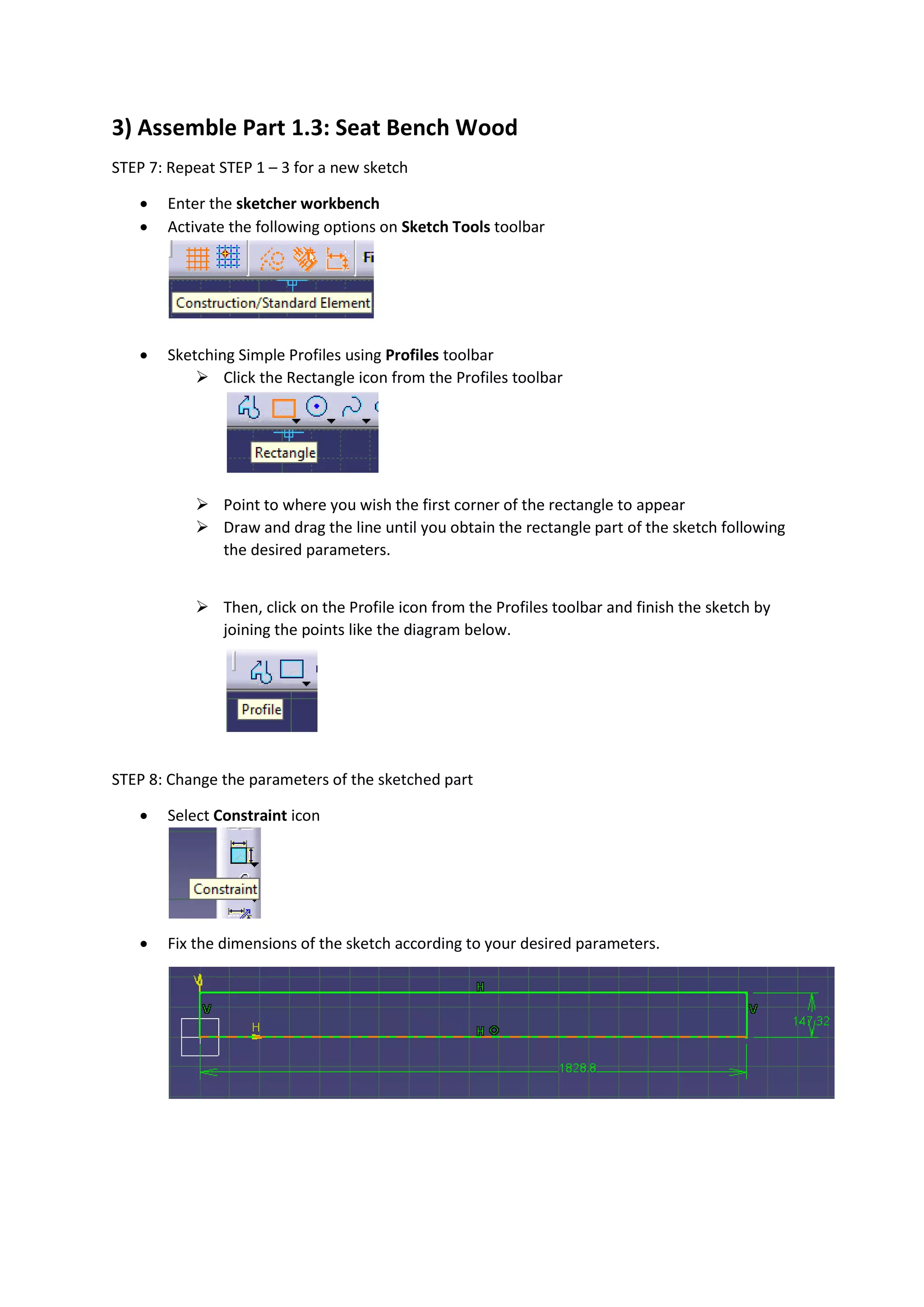 CAD/CAM - Wood picnic table (CATIA) | PDF