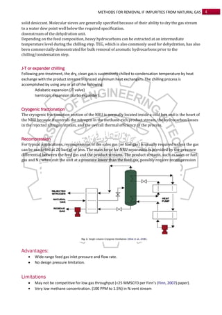 Method for removal of natural gas impurities | PDF