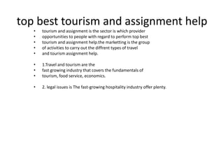 cth assignment help (ppt) | PDF | Travel