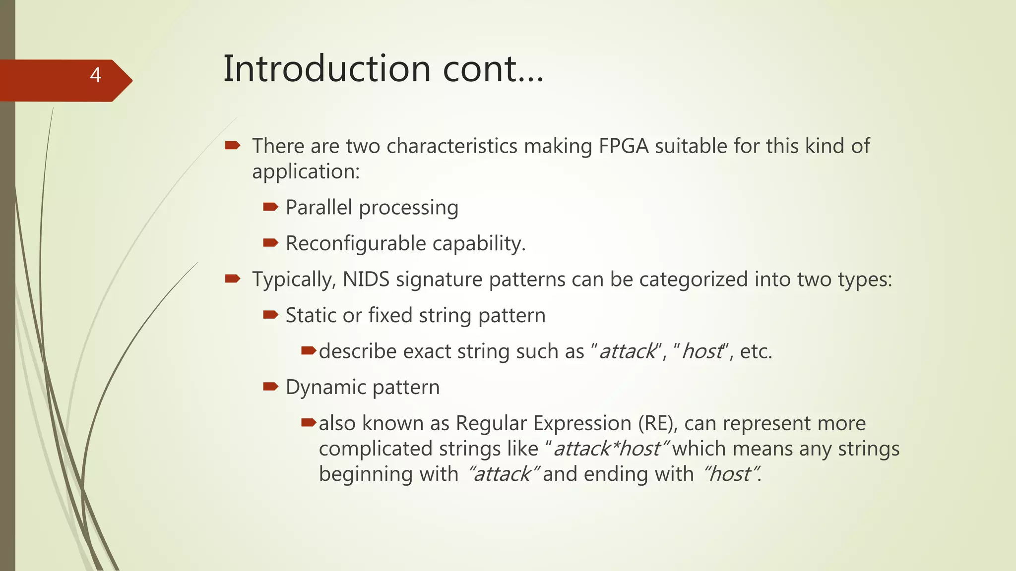 A FPGA-Based Deep Packet Inspection Engine for Network Intrusion Detection System | PPTX