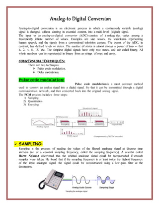 Analog-to Digital Conversion | DOCX