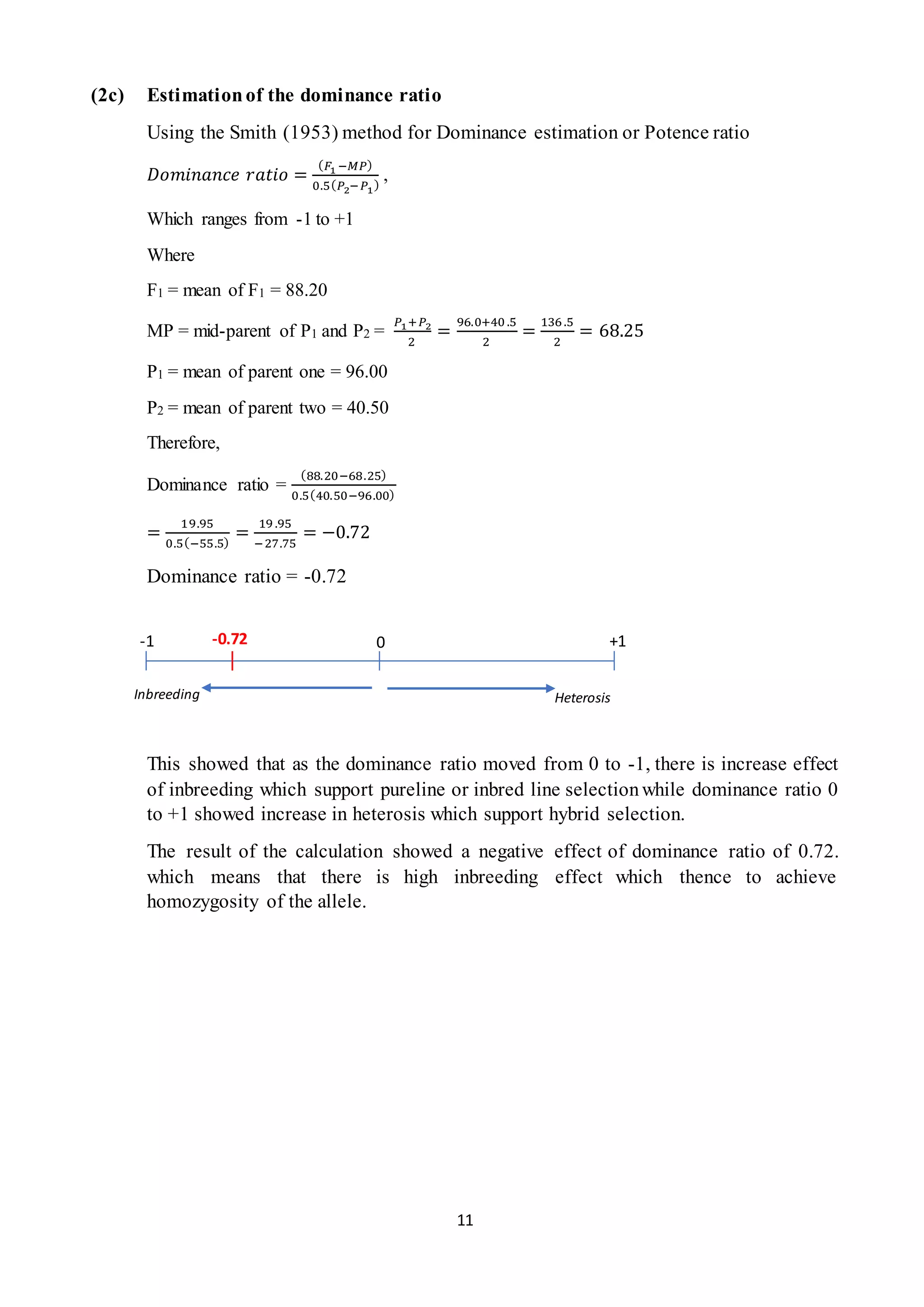 Assignment on Quantitative Genetics | PDF
