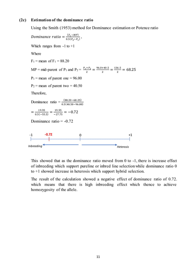 Assignment on Quantitative Genetics | PDF