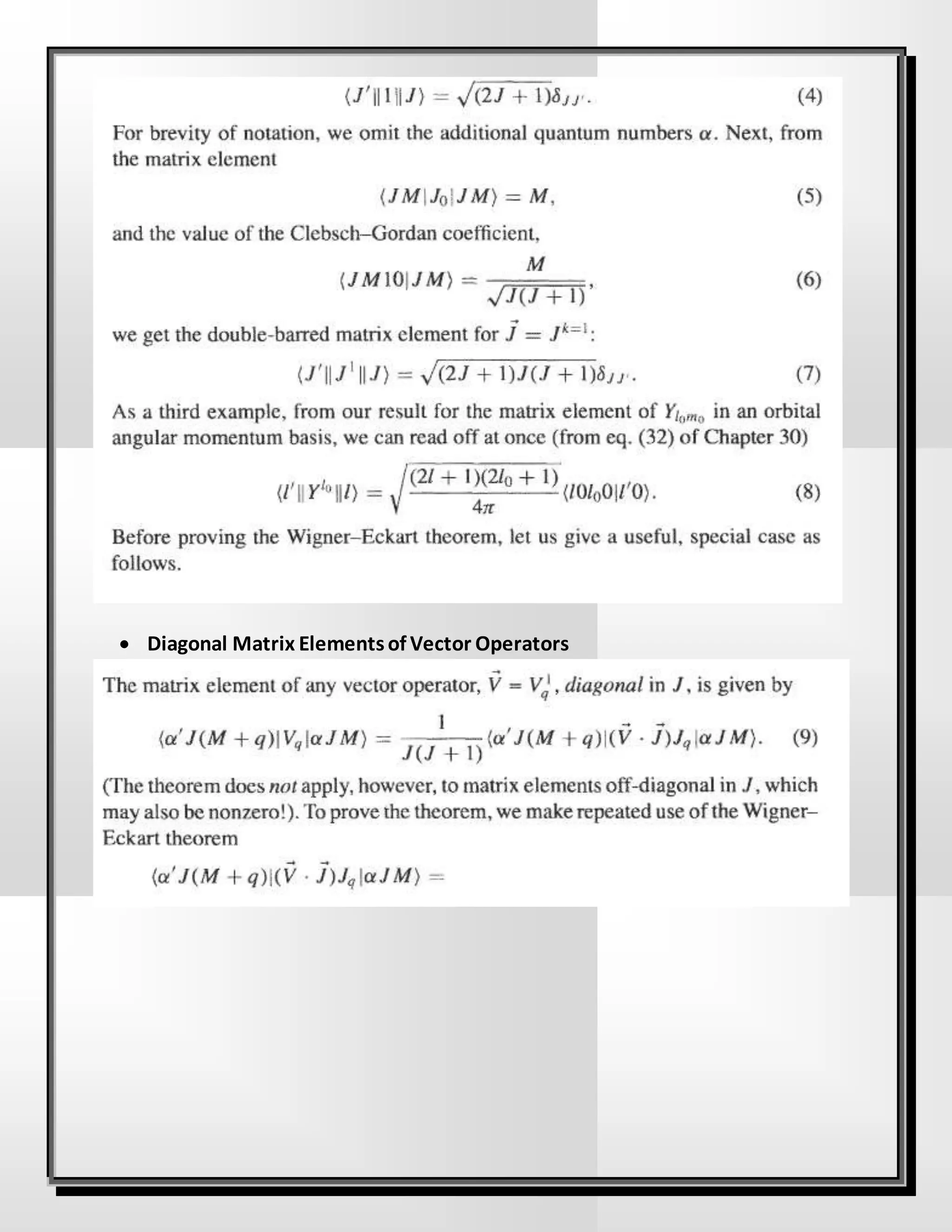 Wigner-Eckart theorem | DOCX