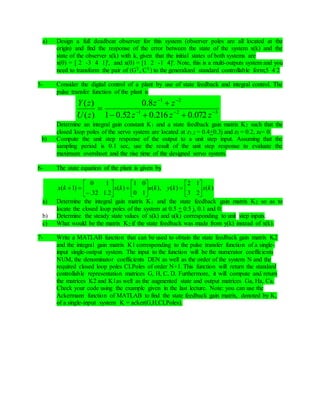 Assignment2 control | DOCX | Science