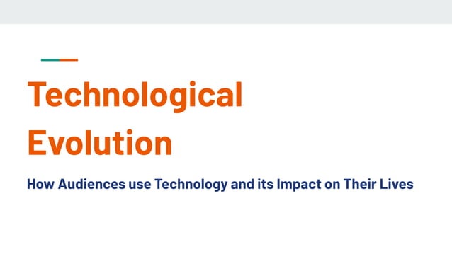 Technological Evolution | PPT