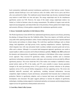 Agroforestry & Carbon Sequestration:International Commitments & Policy ...