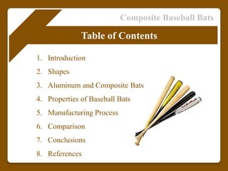 Composite Baseball Bat Manufacturing Process | PPT