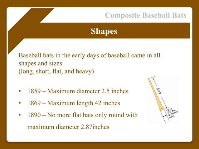 Composite Baseball Bat Manufacturing Process | PPT