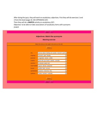 Assignment 2 mariana garrone. hot potatoes | DOCX