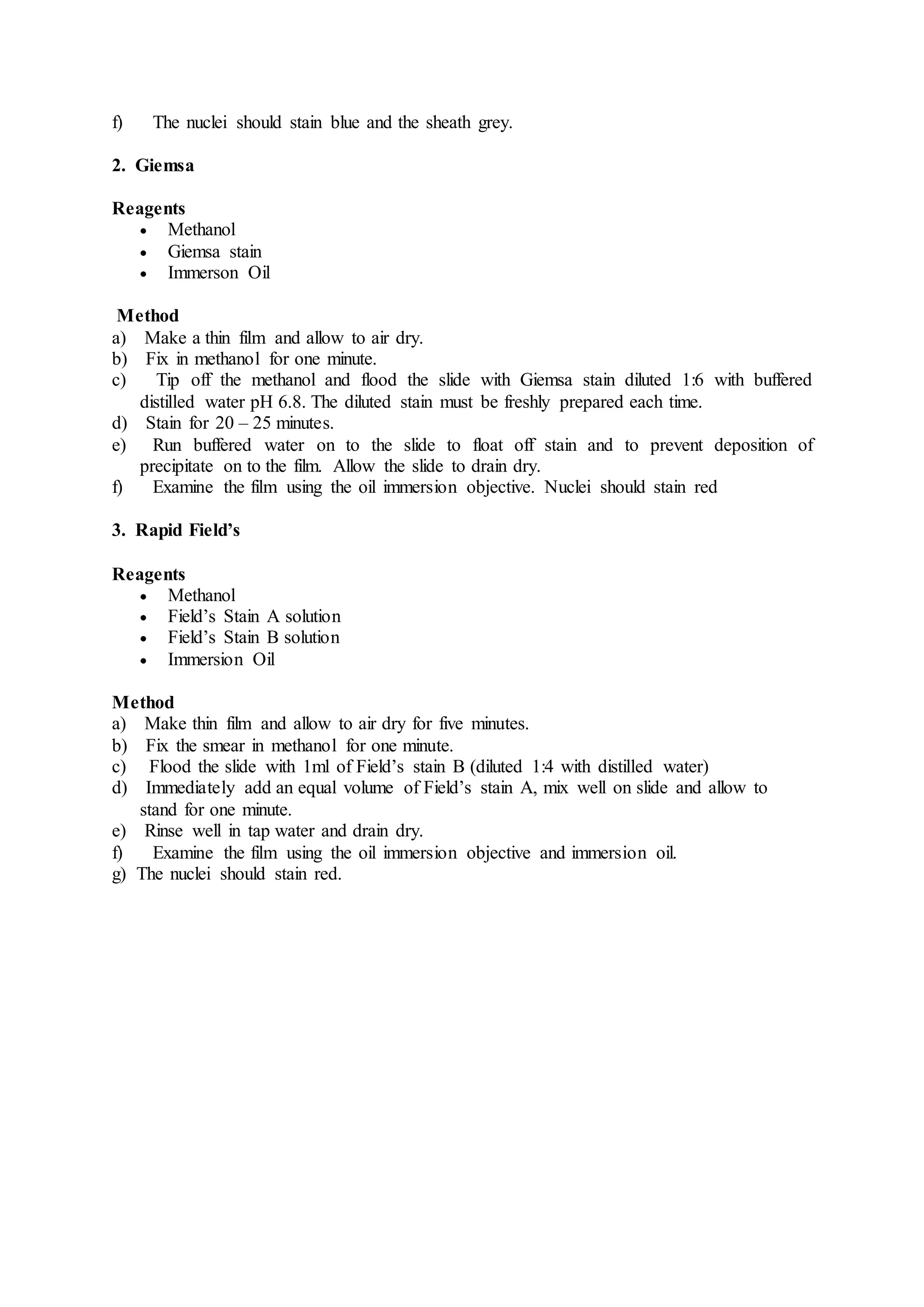Classification of Microfilaria | DOCX