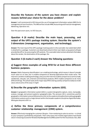 Assignment 2 mis - doha 2018 | DOCX
