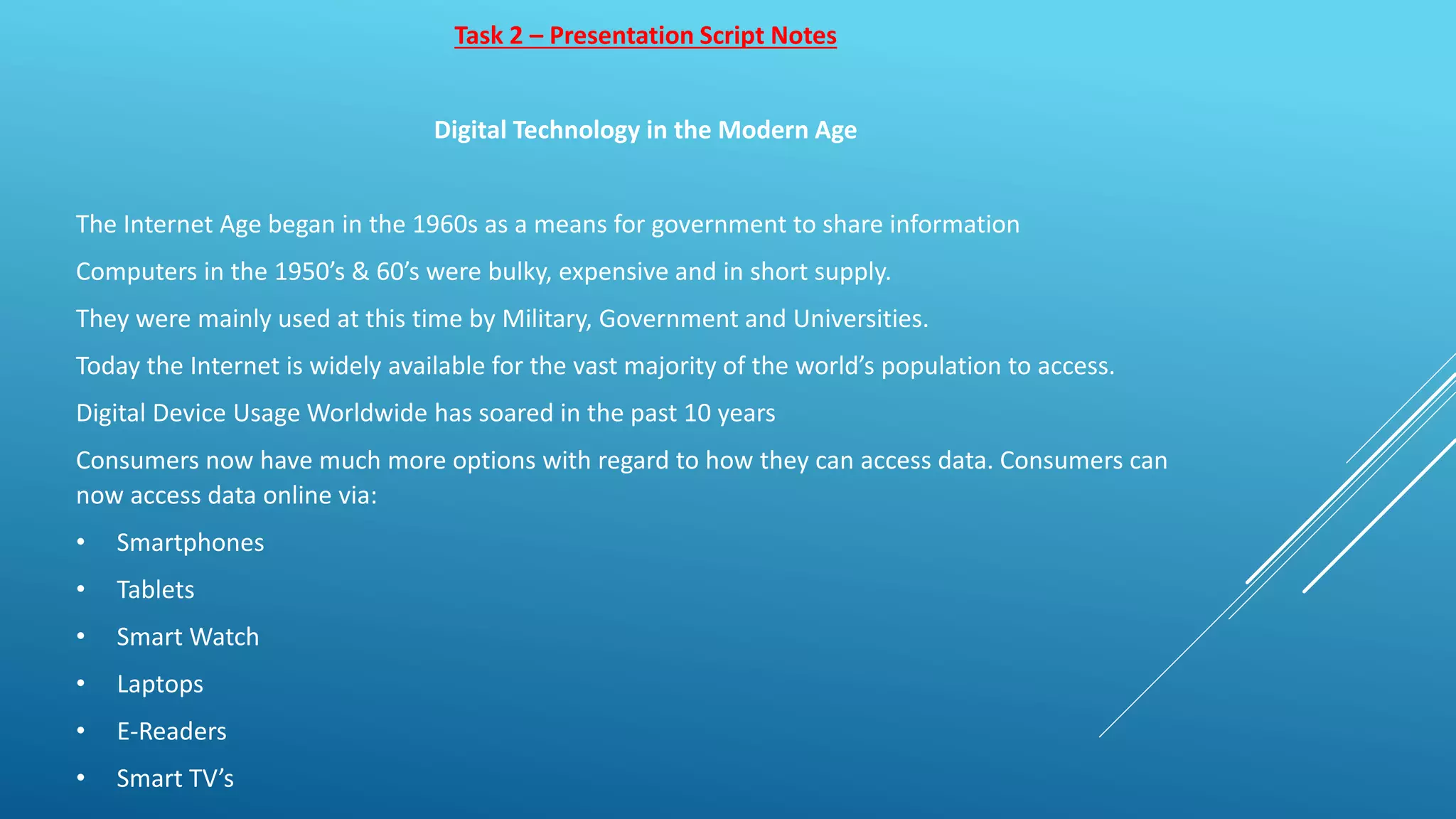 Digital Technology in the Modern World | PPT