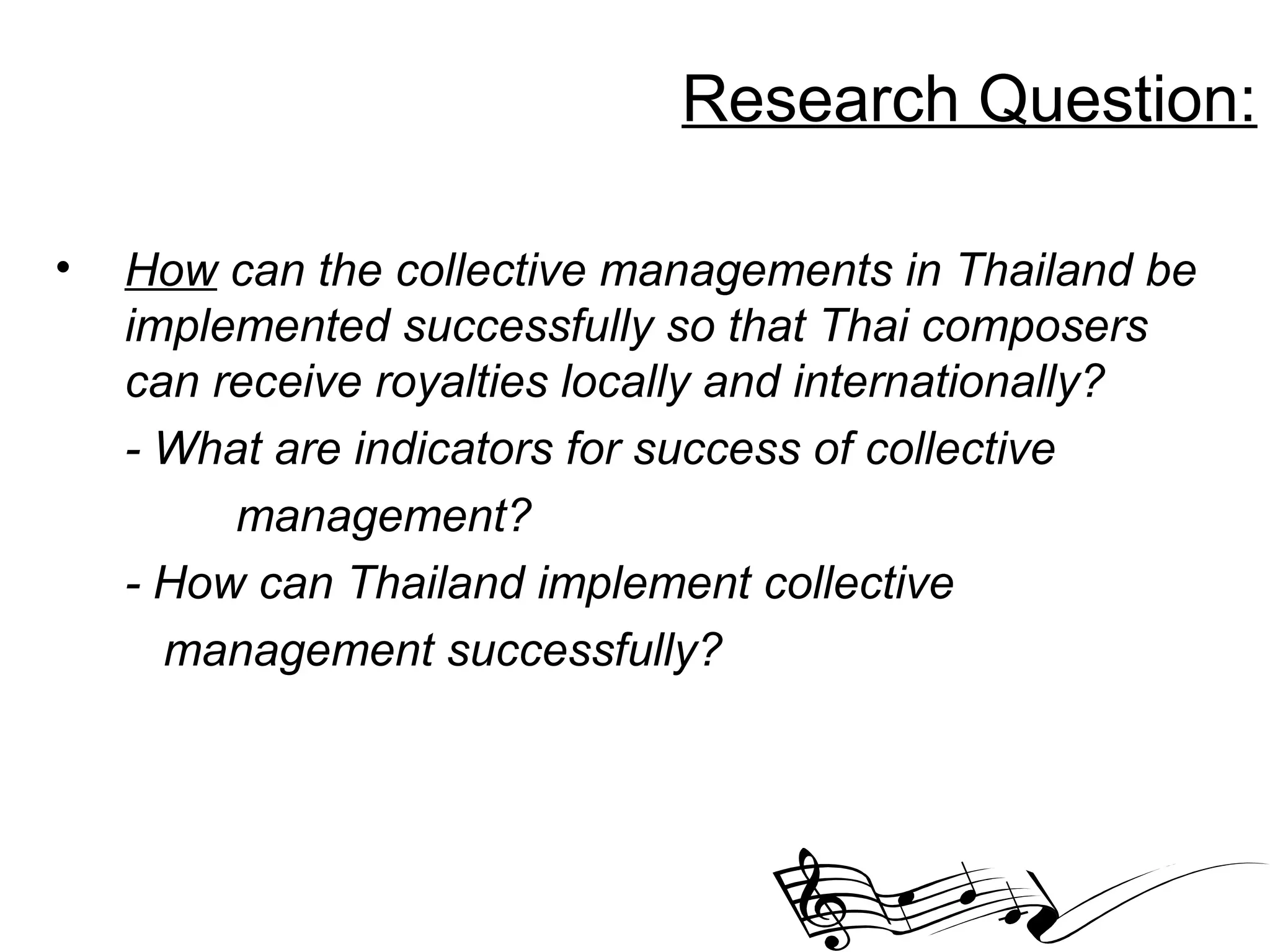 Implementing Copyright Collective Management: Malaysia and Thailand ...