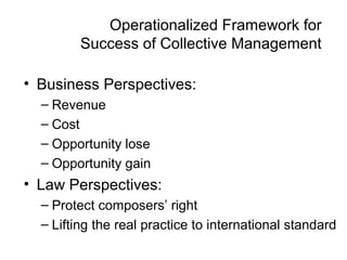 Implementing Copyright Collective Management: Malaysia and Thailand ...