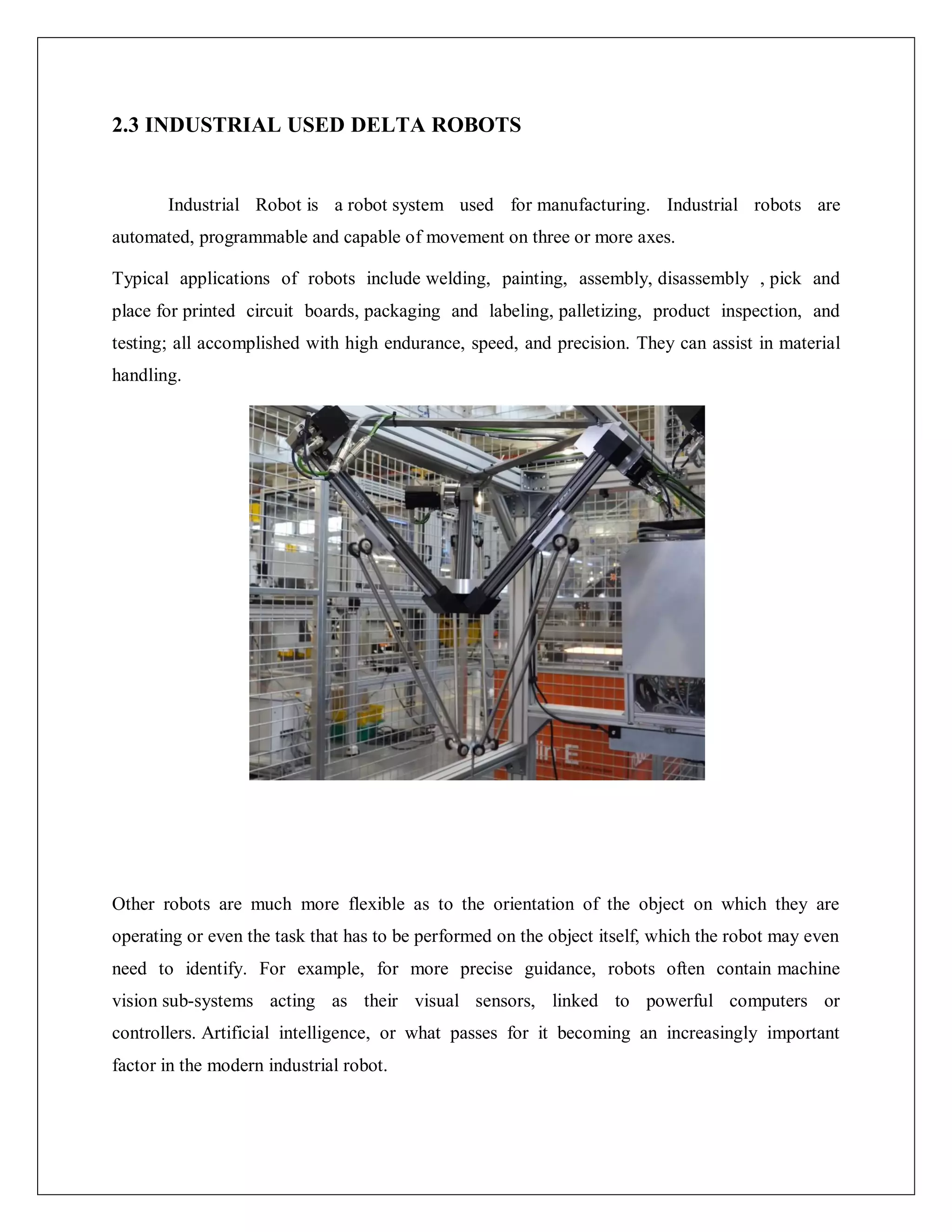 Delta Robot | PDF